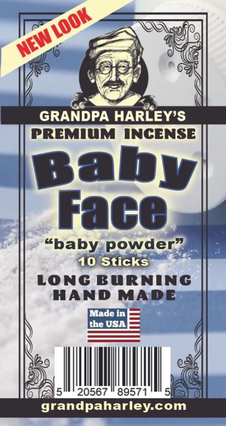 Grandpa Harley Incense Baby Face - Etsy