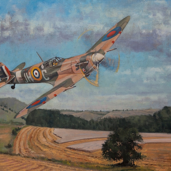 Spitfire Painting - Etsy