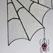 Halloween Stained Glass Spider Web Cobweb Net Suncatcher Panel - Etsy