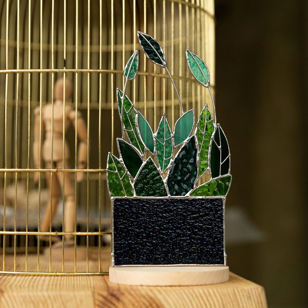 Stain Glass Window Sill Decor - Etsy