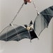 Stained Glass Bat Suncatcher Panel Black Home House Decor - Etsy