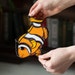 Nemo Suncatcher Stain Glass Fish Decor Orange Home House Window Wall ...