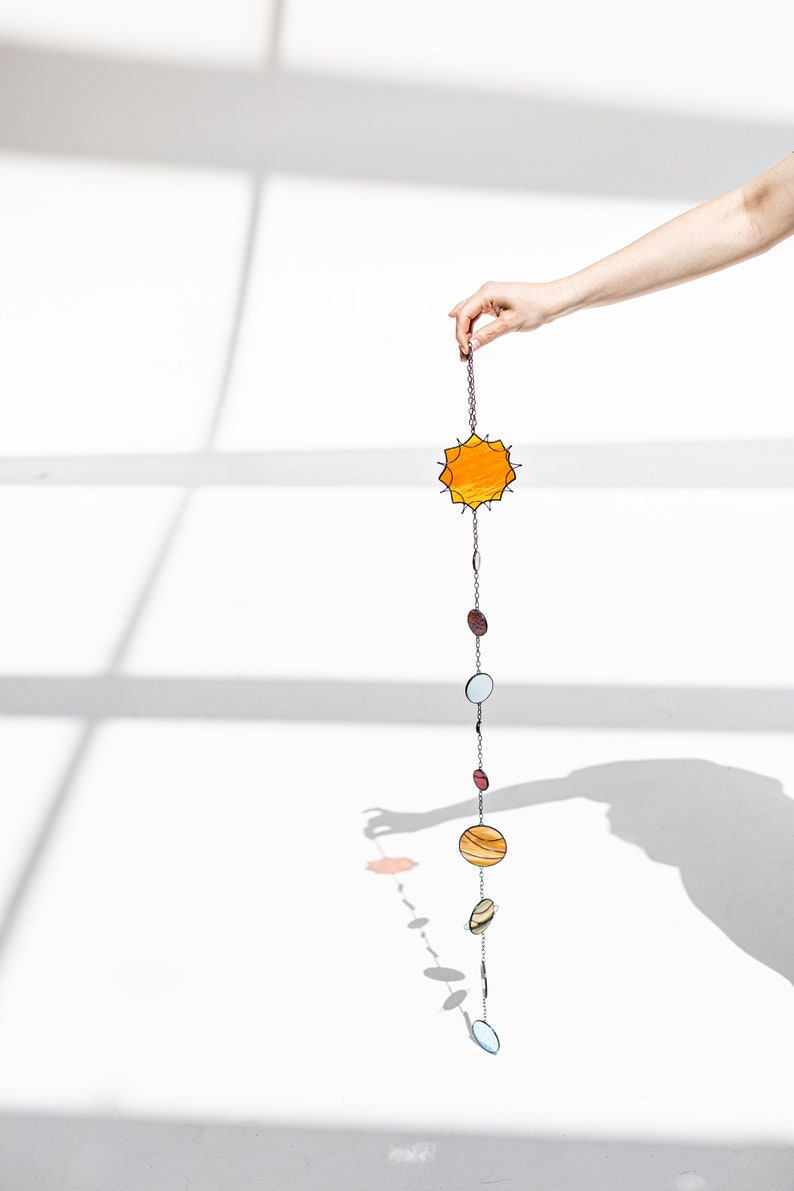 Dream Sun Catcher Planets Suncatcher Stained Glass Galaxy Home House ...