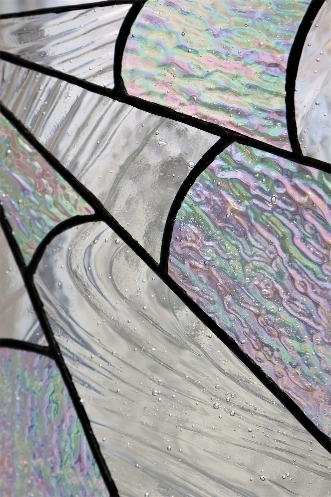 Halloween Stained Glass spider web cobweb net Suncatcher Panel | Etsy