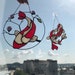 Stained Glass Red Fish Fancy Carp Suncatcher Tiffany Gift Farmhouse ...