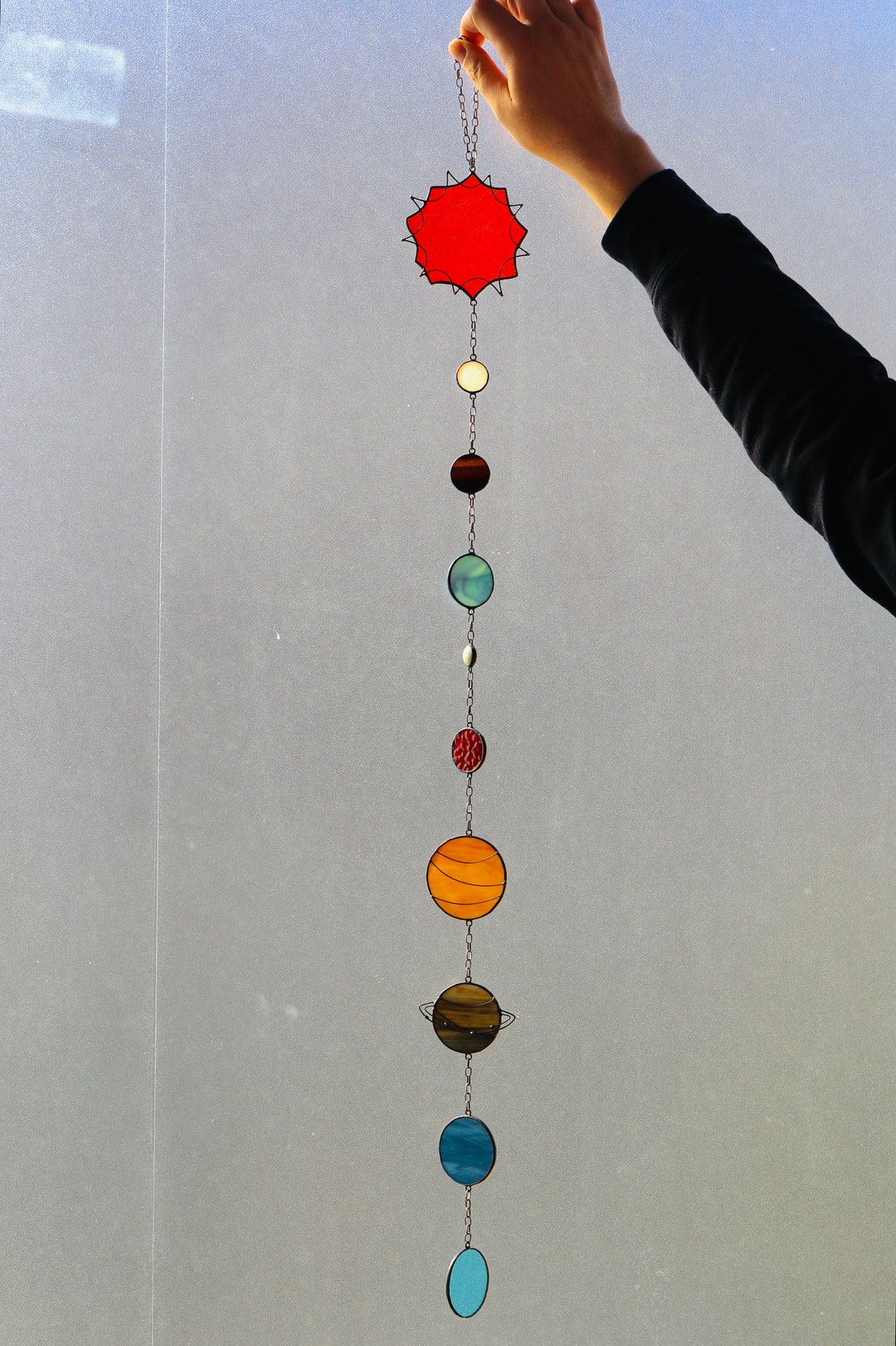 Dream Sun Catcher Planets Suncatcher Stained Glass Galaxy Home House ...