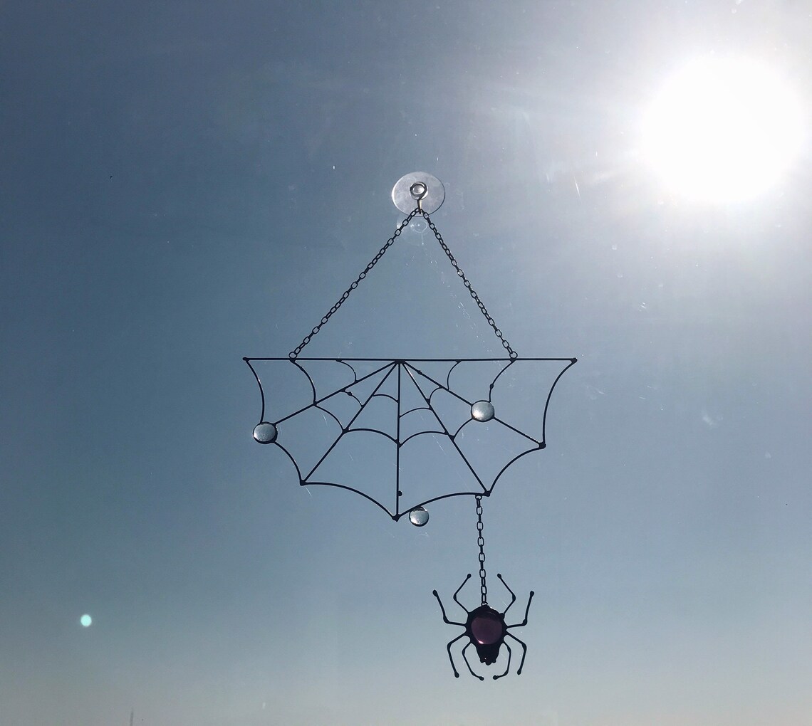 Halloween Spider web cobweb net decoration Panel Black Home | Etsy