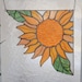 Corner Panel Yellow Sunflower Suncatcher. Stain Glass Fall - Etsy