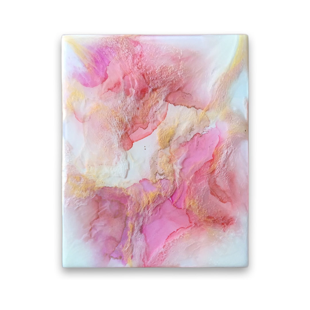 Original 3D Abstract Art Painting - 8"x10" - Fluid Art - Home Decor ...