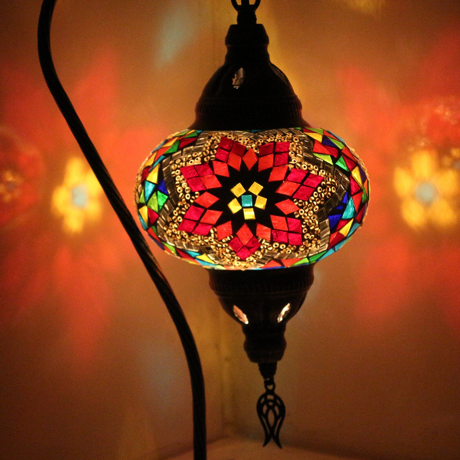 Turkish Lamp Handmade Turkish Mosaic Table Lamp Decorative - Etsy