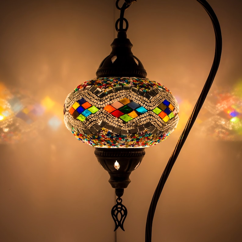 Turkish Lamp Handmade Turkish Mosaic Table Lamp Decorative - Etsy UK
