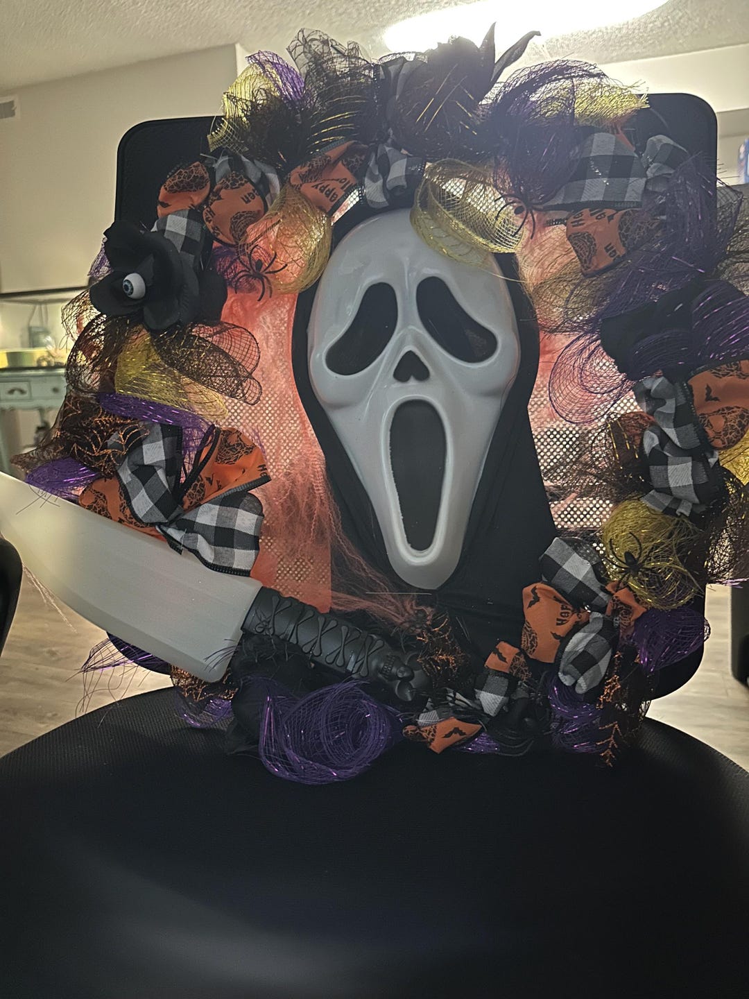 Scream Halloween Wreath - Etsy