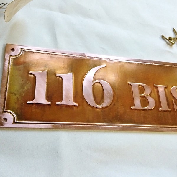 Street Number Sign - Etsy