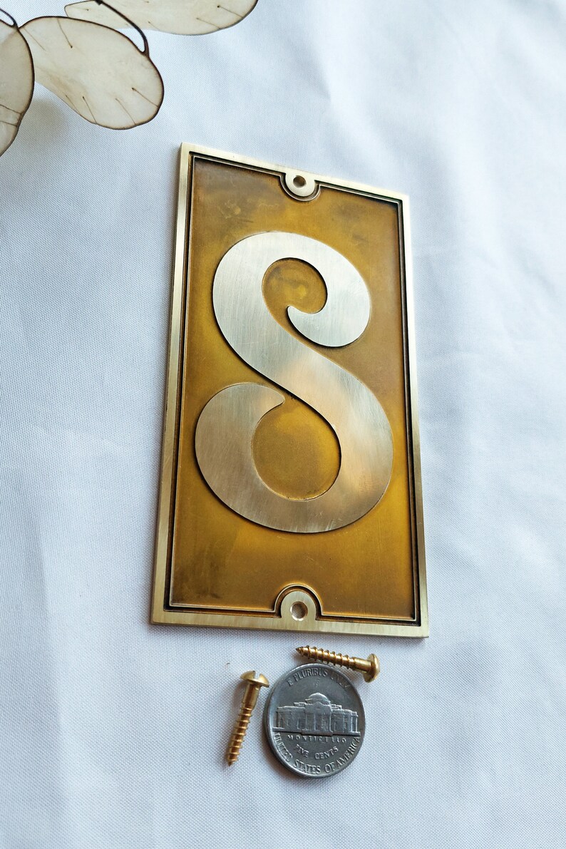 Brass Numbers House Door Numbers Address Sign Mailbox - Etsy