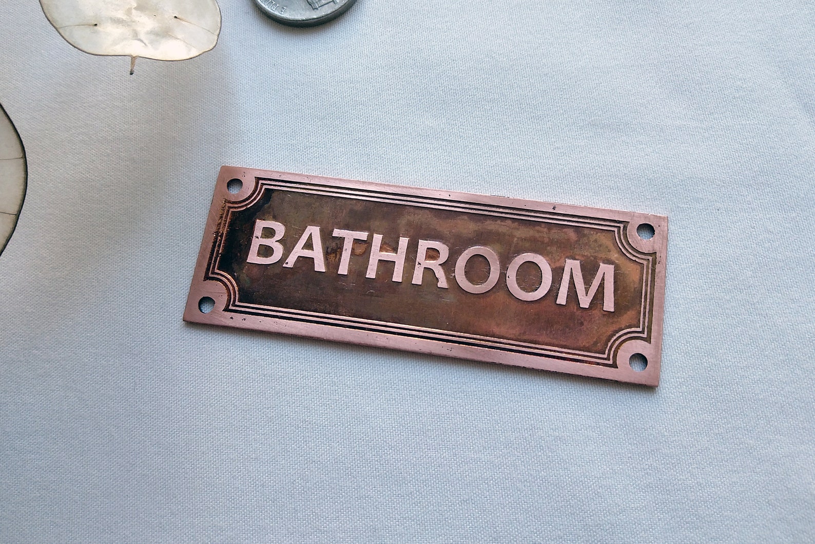 Copper Door Sign Home or Office Door Sign House Room - Etsy