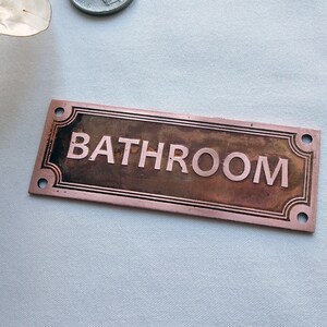 Copper Door Sign Home or Office Door Sign House Room - Etsy