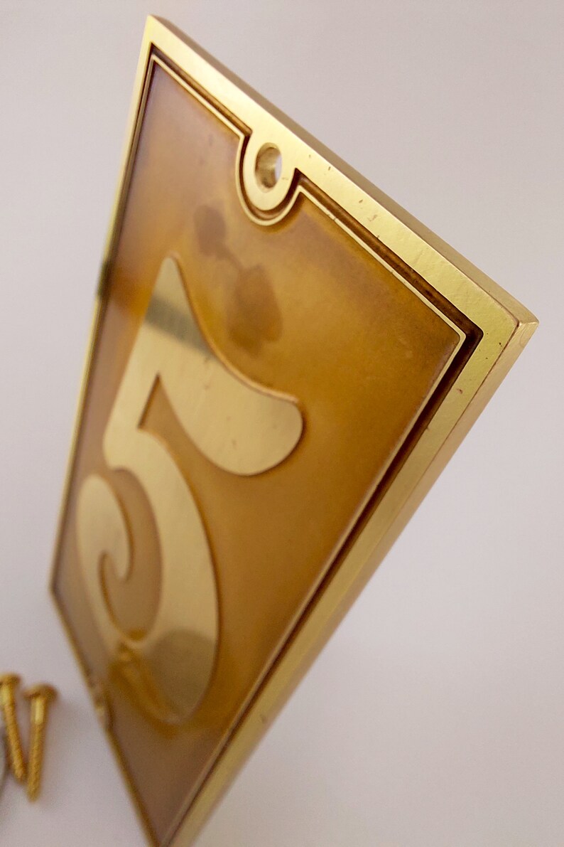 Brass Numbers House Door Numbers Address Sign Mailbox - Etsy