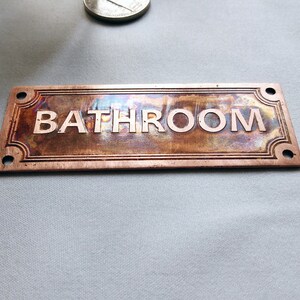 Copper Door Sign Home or Office Door Sign House Room - Etsy