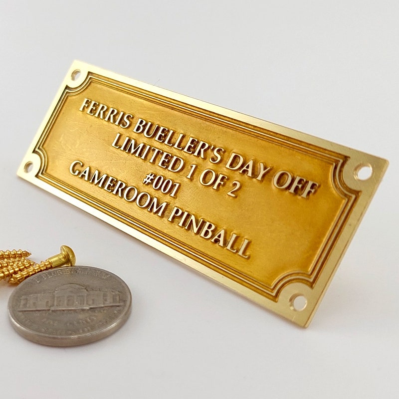 Custom Brass Plaques - Etsy