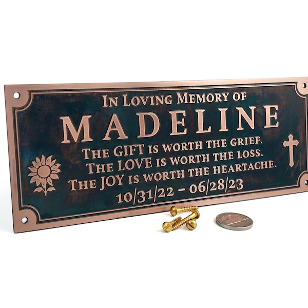 Copper Plaque - Etsy