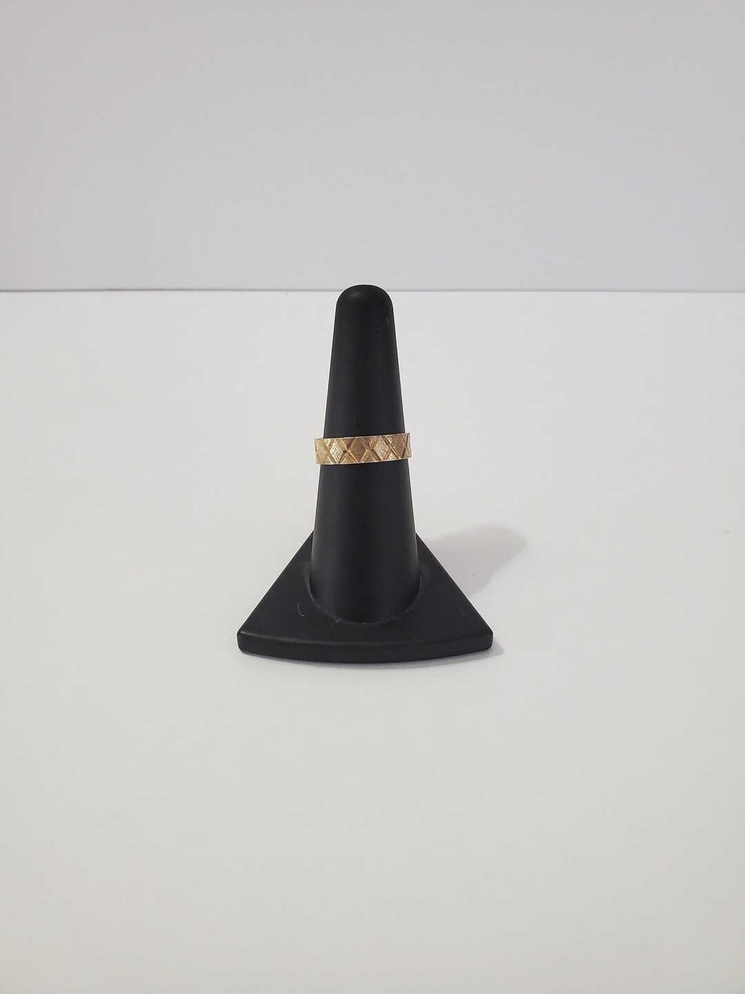 ESPO Tri-tone Metal Sterling Plated X Design Band Ring Size 7 - Etsy