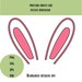 Easter Bunny Ears Transparent Files Instant Downloads SVG PNG Jpg Pdf ...