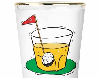 Funny Golf Shot Glass Golfer Gift Idea Golf Player Present - Etsy