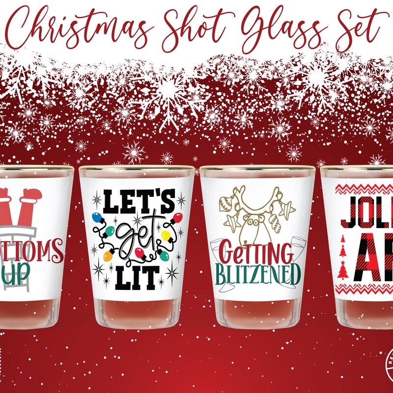 Christmas Shot Glass - Etsy