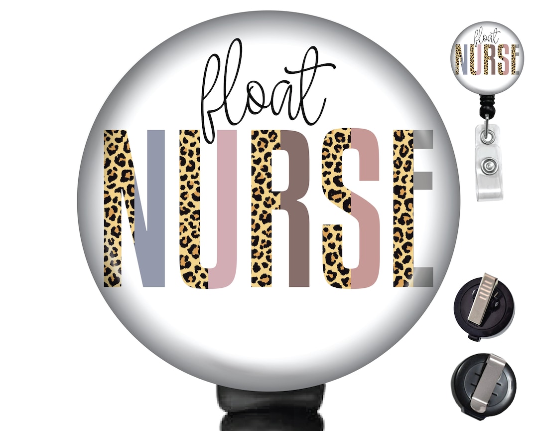 Float Nurse Badge Reel - Pool Float Nurse Gift - Float Nurse Gift ...