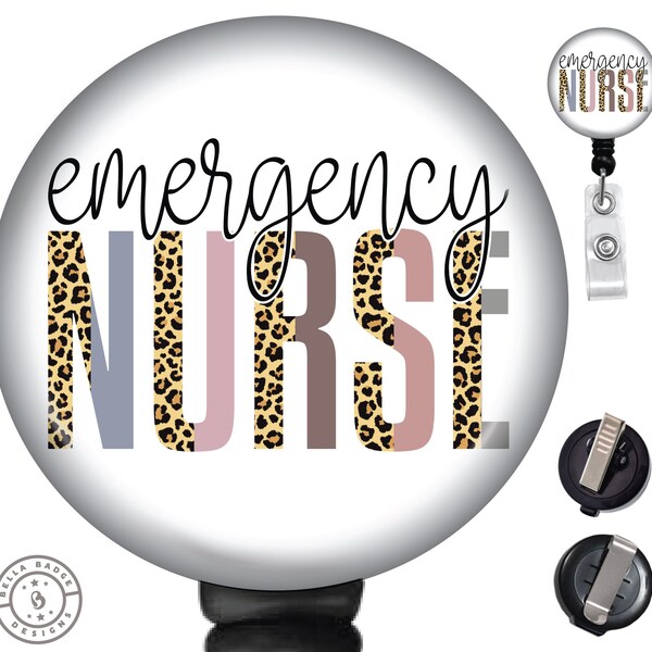 Er Nurse Badge Reel - Etsy