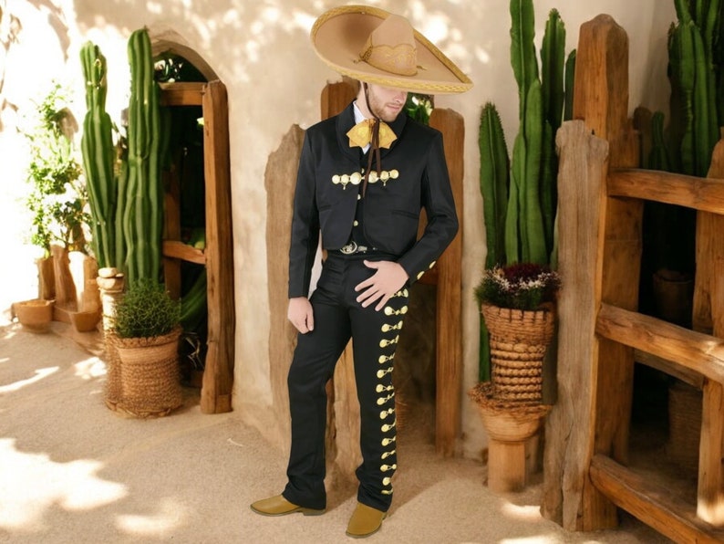 Handcrafted Traditional Gala Charro Suit Outfit Complete Set 72132 - Etsy