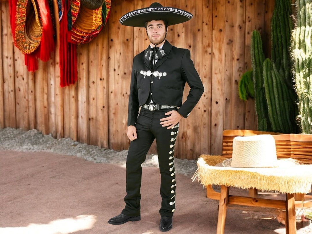 Handcrafted Traditional Gala Charro Suit Outfit Complete Set 72130 - Etsy