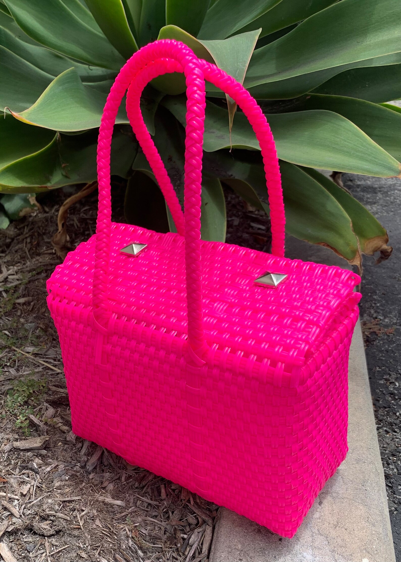 Handcrafted Recycled Plastic Mexican Artisanal Tote Bag - Etsy