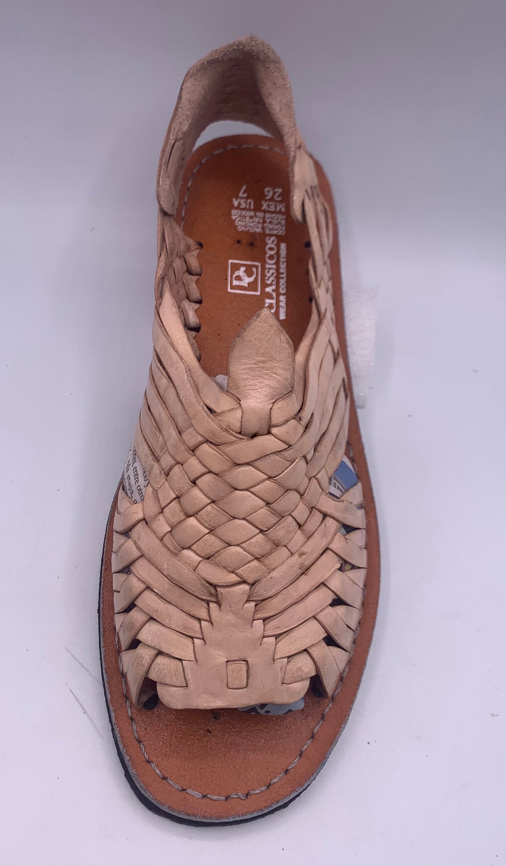 Huaraches for Men Pachuco Natural Leather Handmade - Etsy
