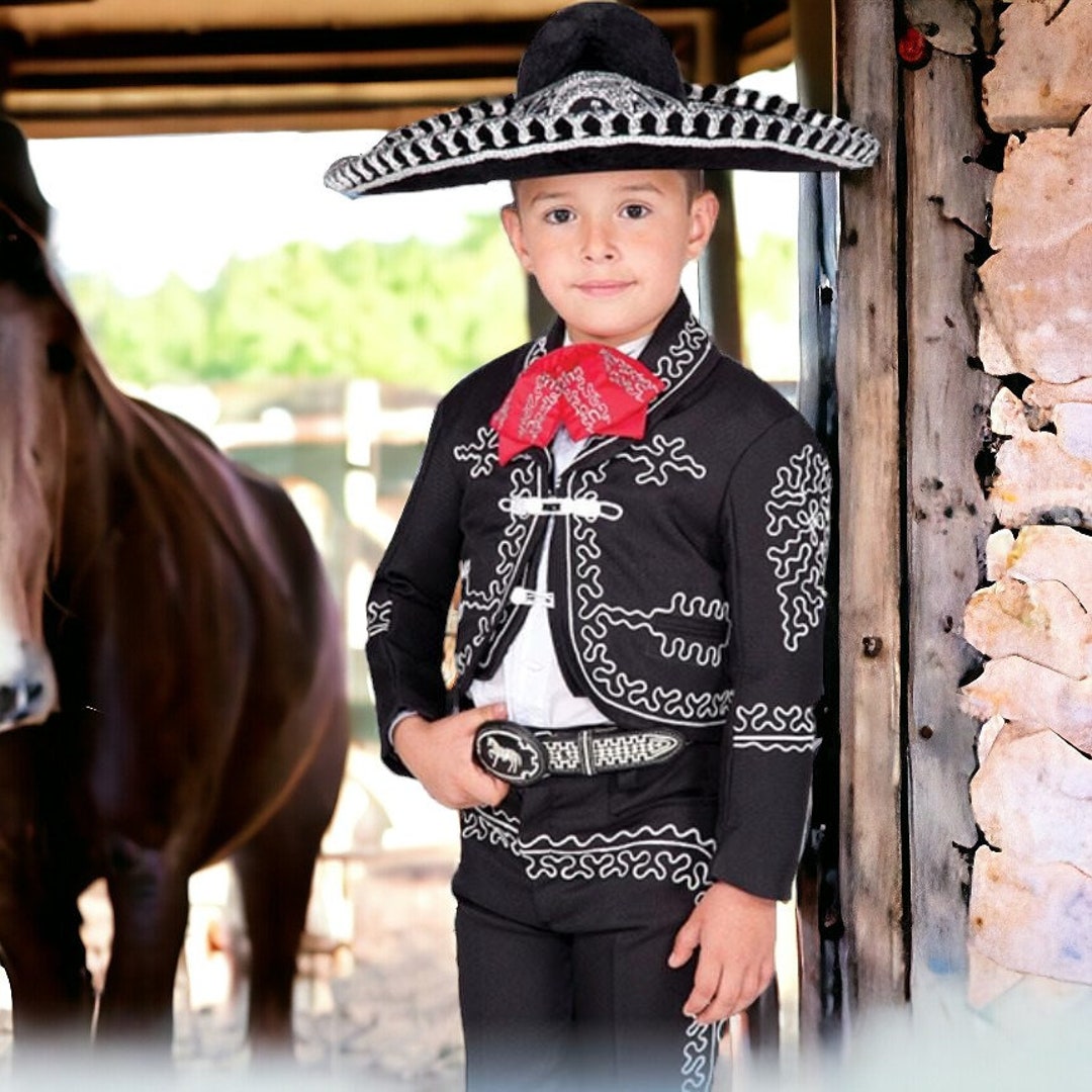 Authentic Handcrafted Kids Charro Outfit - Traditional Mexican Suit - Etsy