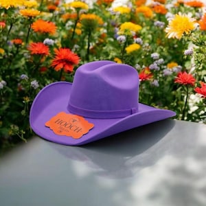 Women's Faux Felt Cowgirl Hat | Vegan Suede Western Hat | Multiple ...
