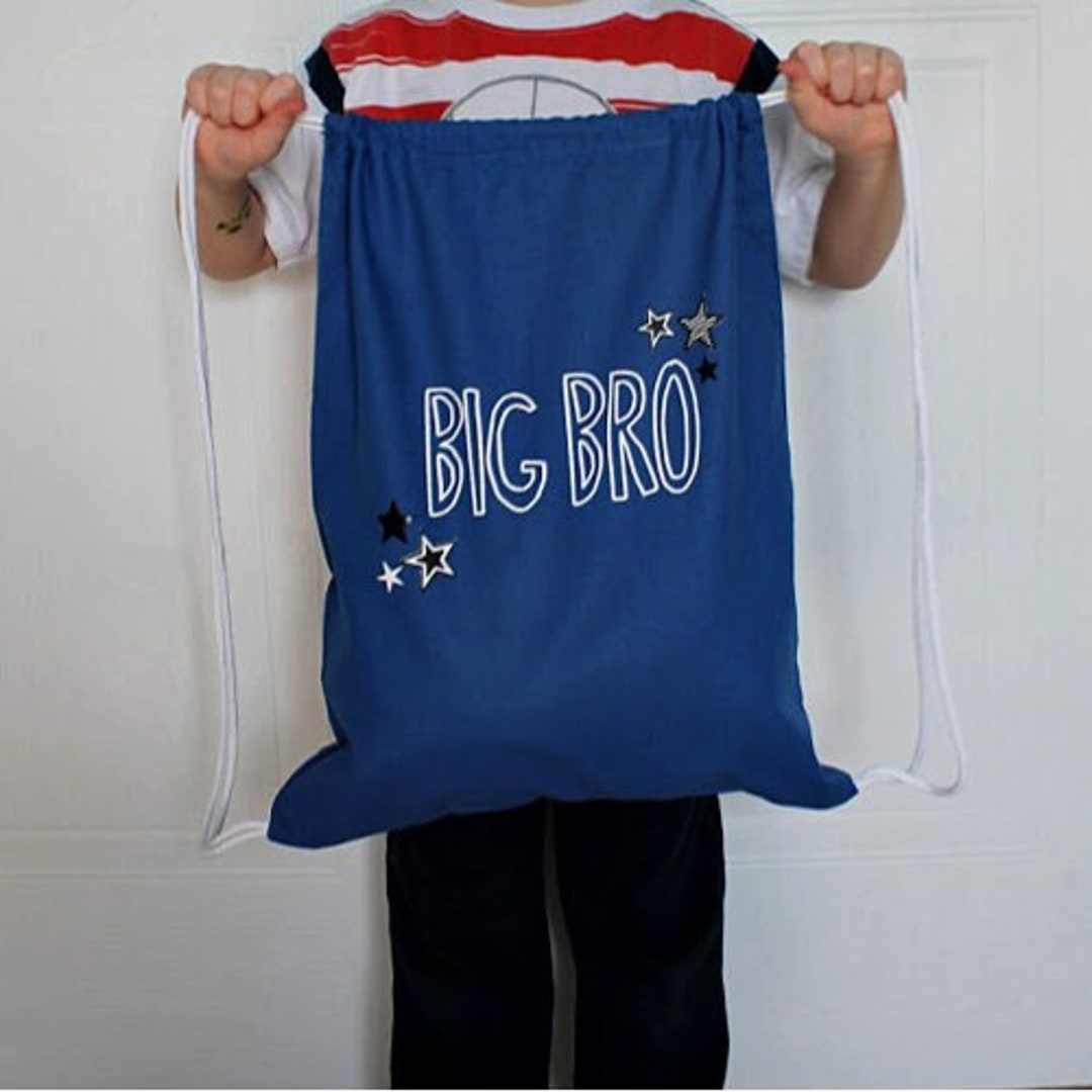 Big Brother Drawstring Backpack, Gifts for Brother, Brother Gift ...