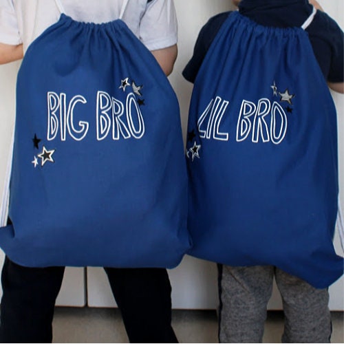 Big Brother Drawstring Backpack Gifts for Brother Brother - Etsy UK