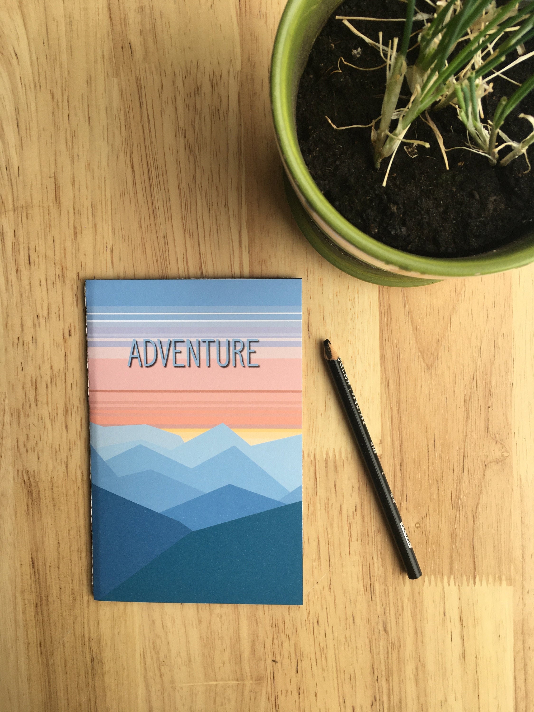 Mountain Adventure: Handmade Pocket Journal Small Notebook - Etsy