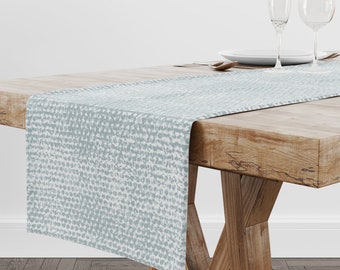 Blue Table Runner - Etsy