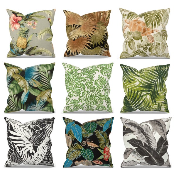 Tropical Pillow - Etsy