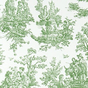 Green Toile Christmas Table Runners for Dining and Living Room, Holiday ...
