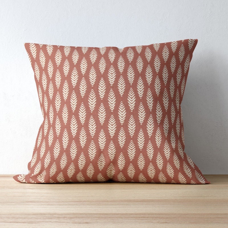 Rust Throw Pillow - Etsy