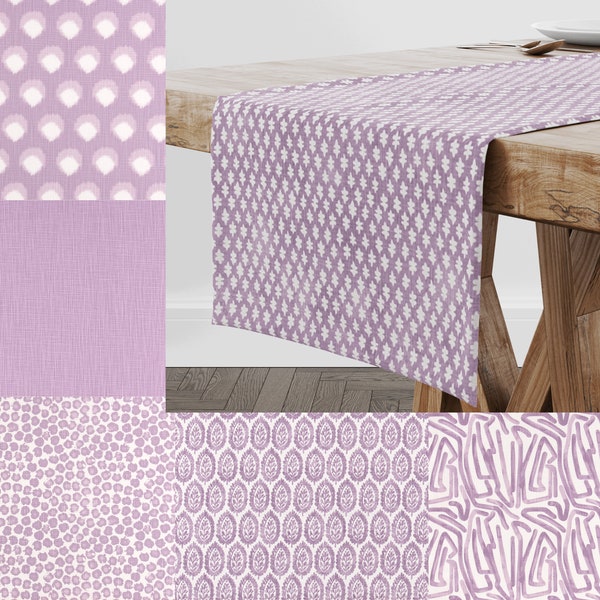 Purple Table Runner - Etsy