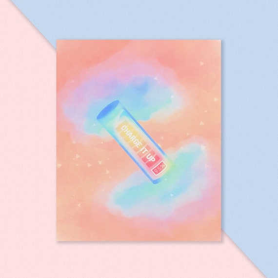 Charge It Up Art Print Tech Print Wall Decor Wall Art | Etsy