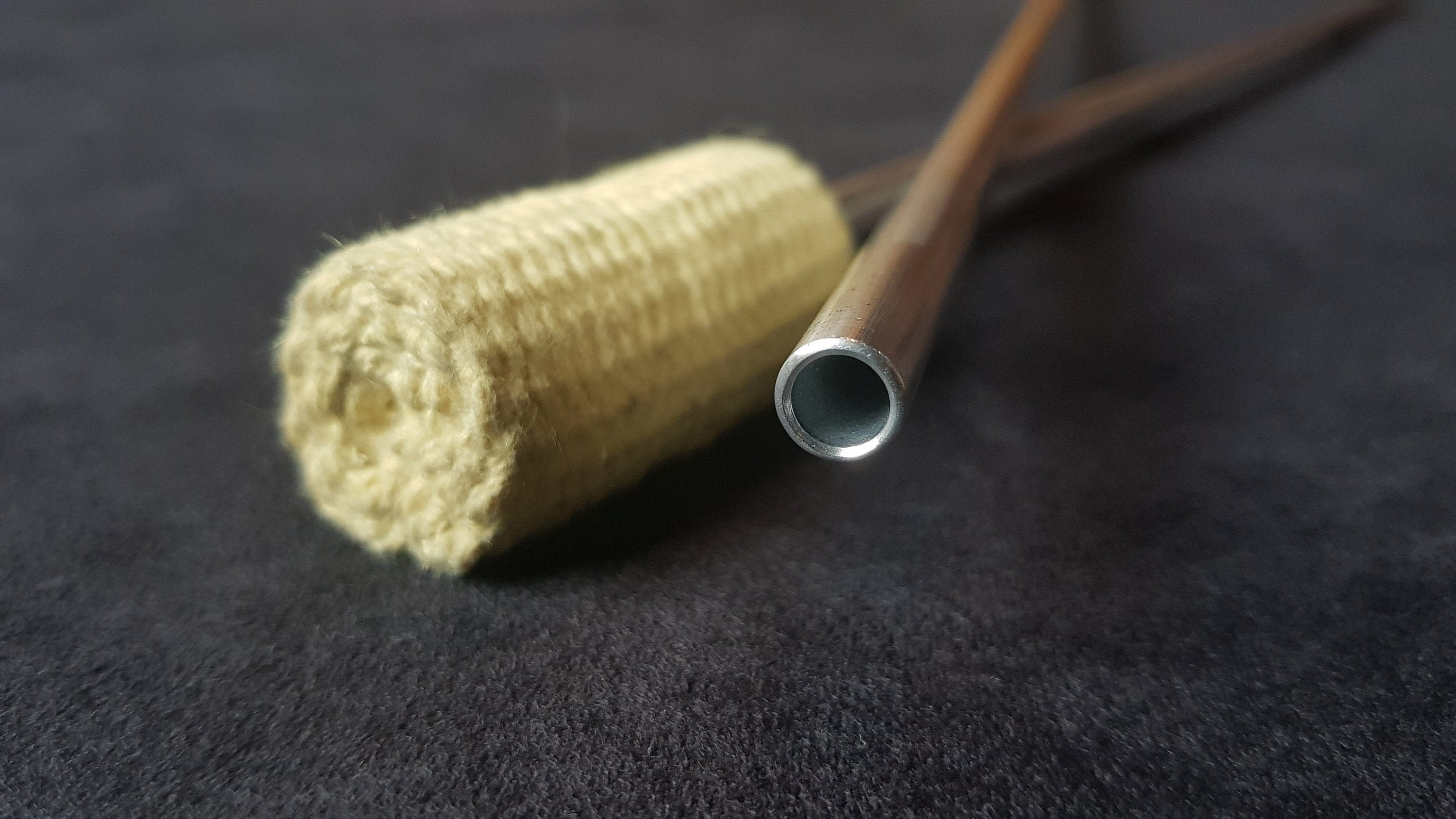 Pair of 2 Fire Eating Hollow Vapour Torches Handmade & Hand Stitched ...