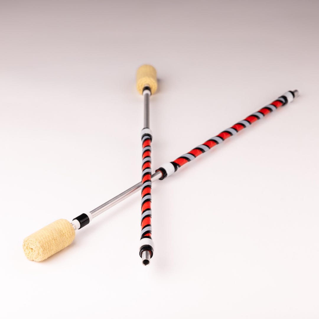 Pair of (2) Customizable Fire Eating Hollow Torches - Design Your Own ...