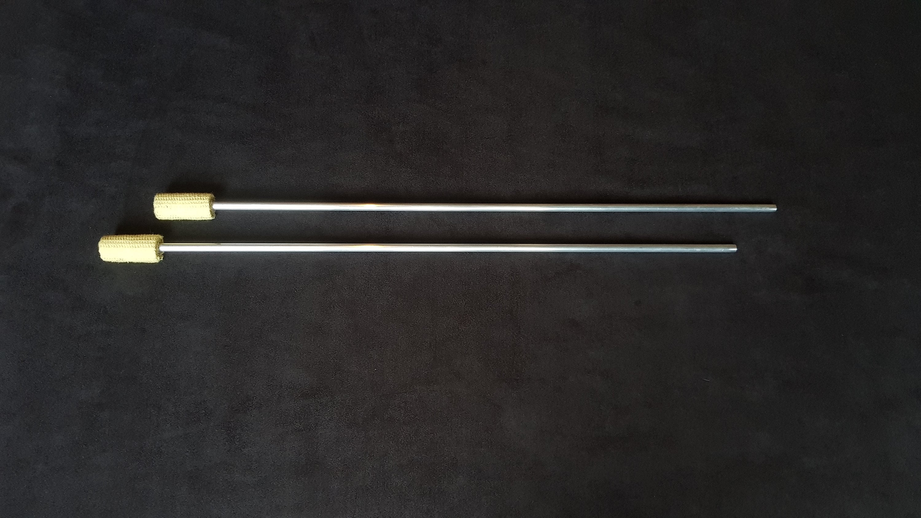 Pair of 2 Fire Eating Hollow Vapour Torches Handmade & Hand Stitched ...