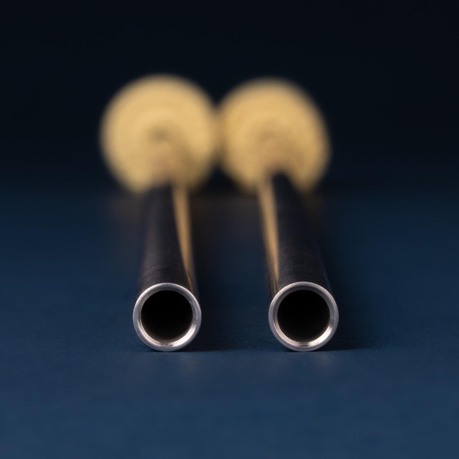 Pair of (2) Fire Eating Hollow Vapour Torches - Handmade & Hand ...