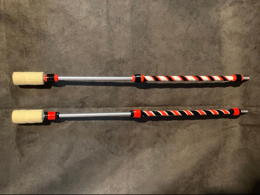 Pair of 2 Customizable Fire Eating Hollow Torches Design Your Own ...